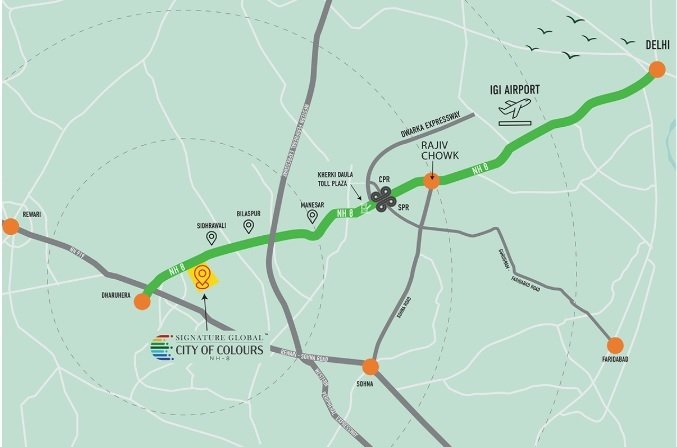 Signature Global Sidhrawali Plots & Sohna Plots Gurgaon MAP - Realty ...