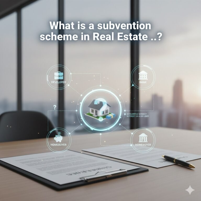 What is a subvention scheme in Real Estate..?